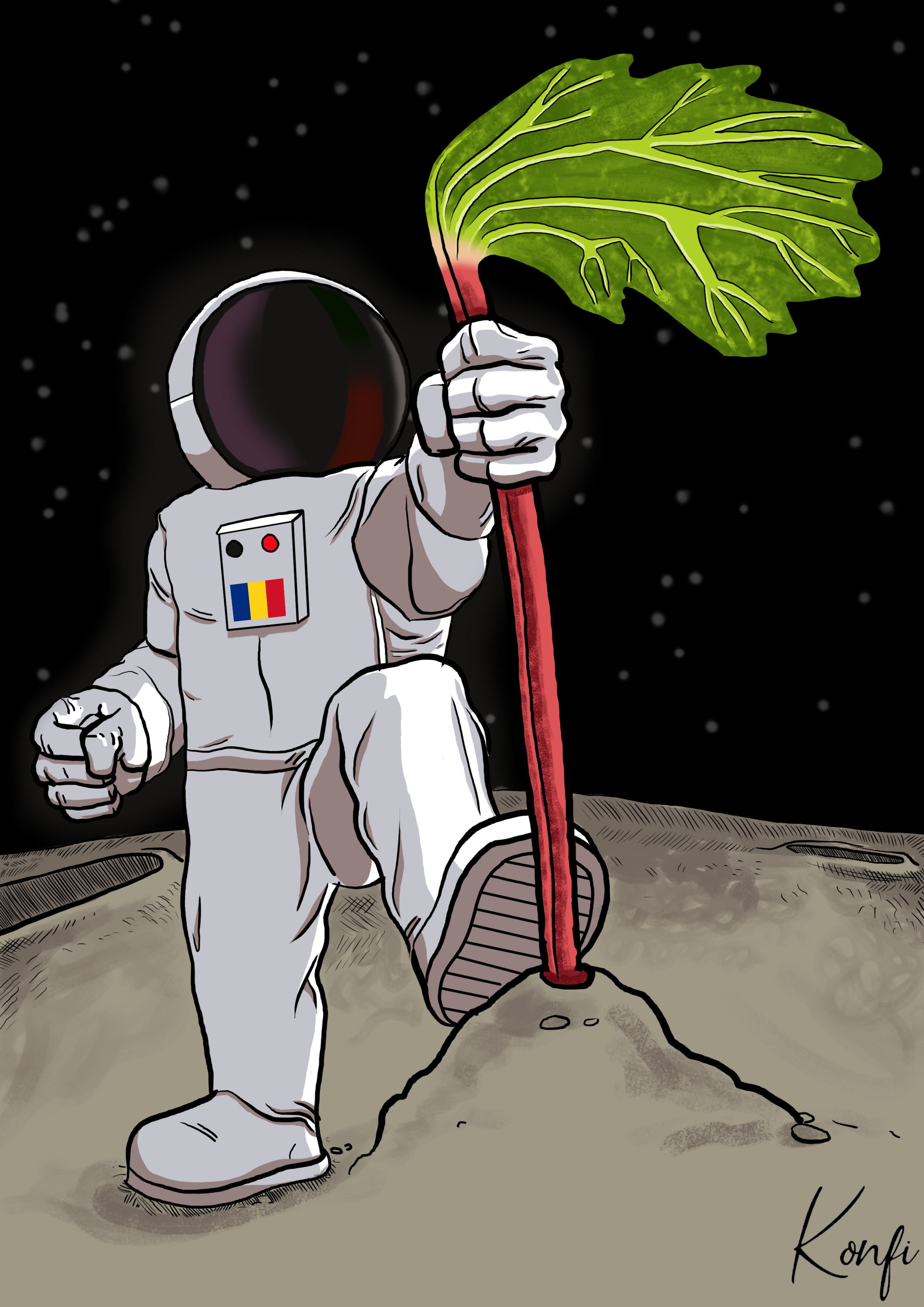 Filip Karan – [ Serbia ] – cartoon 1 - The Rhubarb - rabarburaCARTOONS